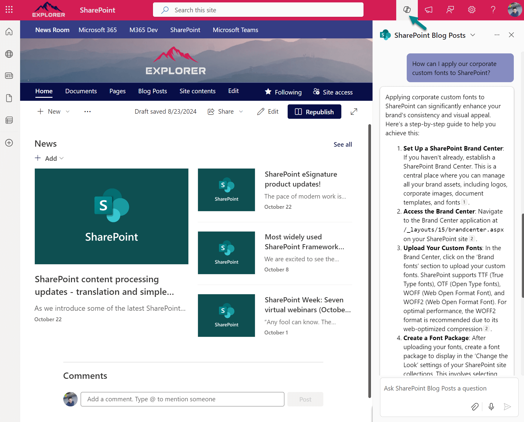 How to Create Your First Copilot Agent in SharePoint - HANDS ON SharePoint